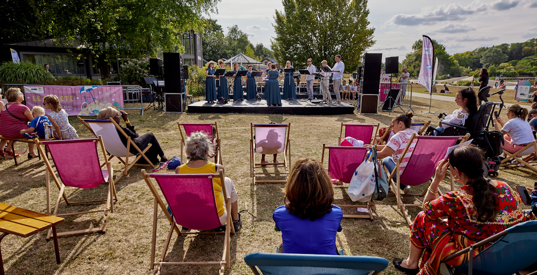 Au parc départemental Georges-Valbon, une soirée sans fausses notes ...